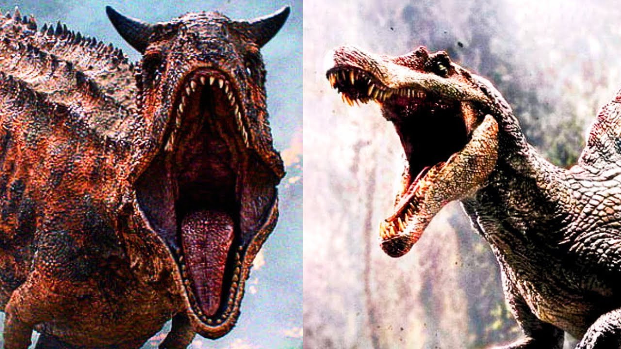 Carnotaurus Vs Spinosaurus Animation Dinosaur Adventure Youtube