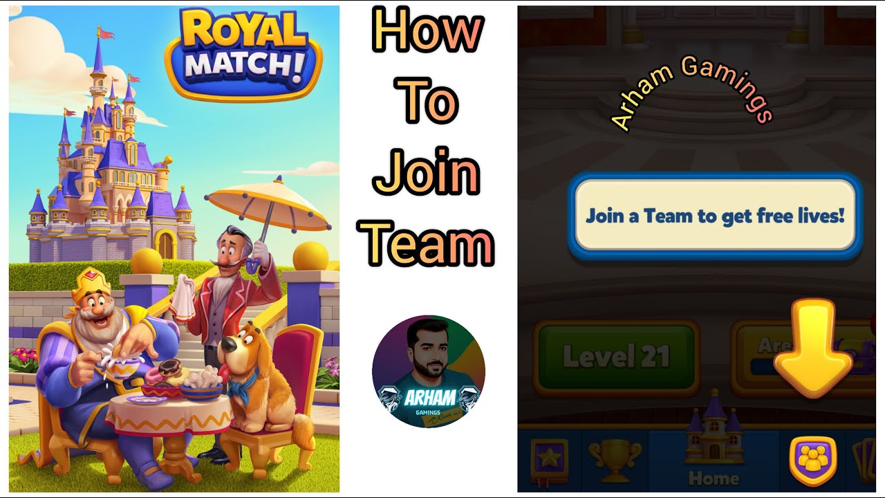 How to join Team in Royal Match #royalmatch #team - YouTube