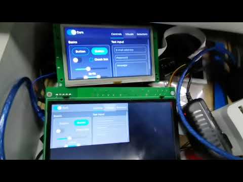 Dual screen display with RGB and STONE Smart TFT LCD model - YouTube