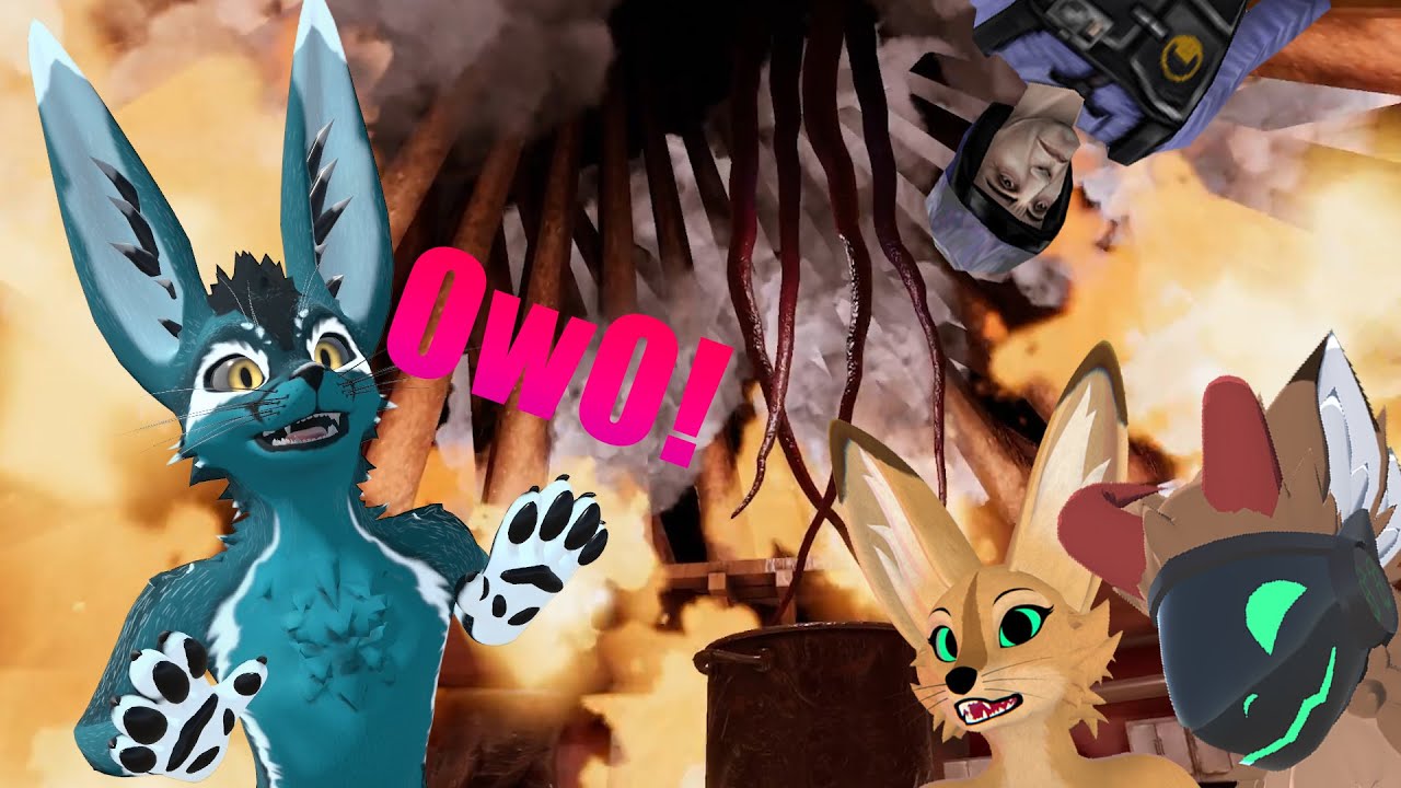 Furries encounter Huge Tentacle Monster! | VRChat - YouTube