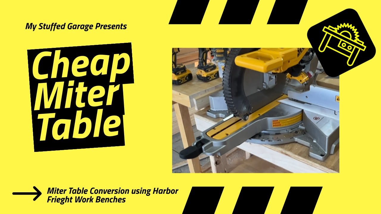 Harbor Freight Miter Table DIY - YouTube