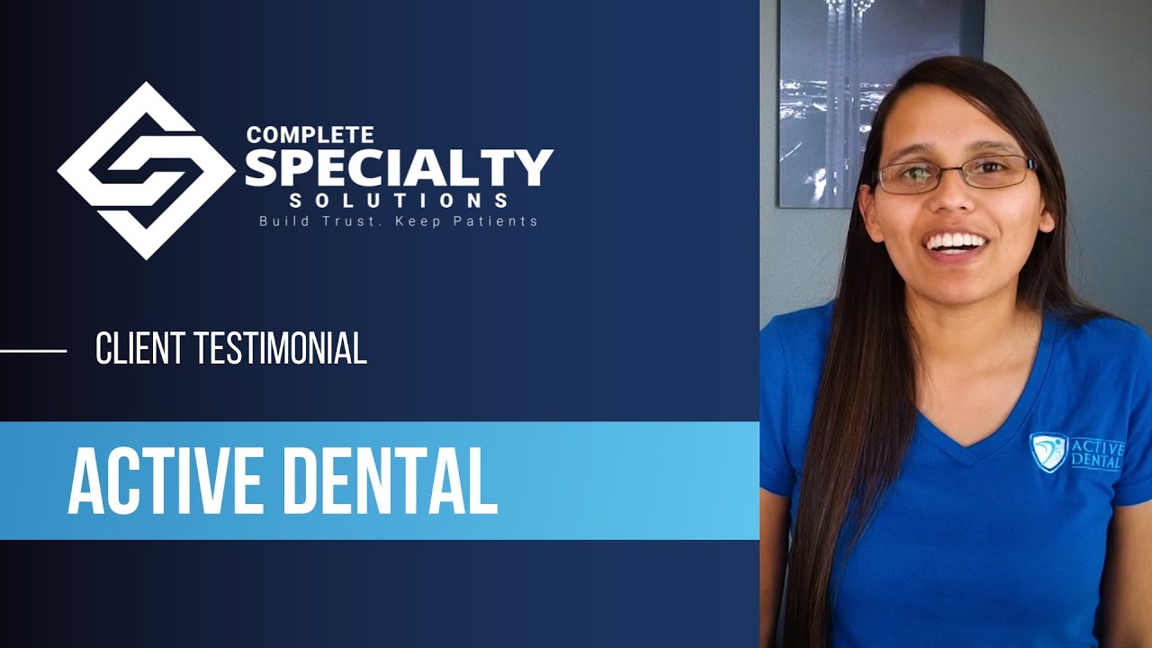 Complete Specialty Solutions | Client Testimonial - Active Dental - YouTube
