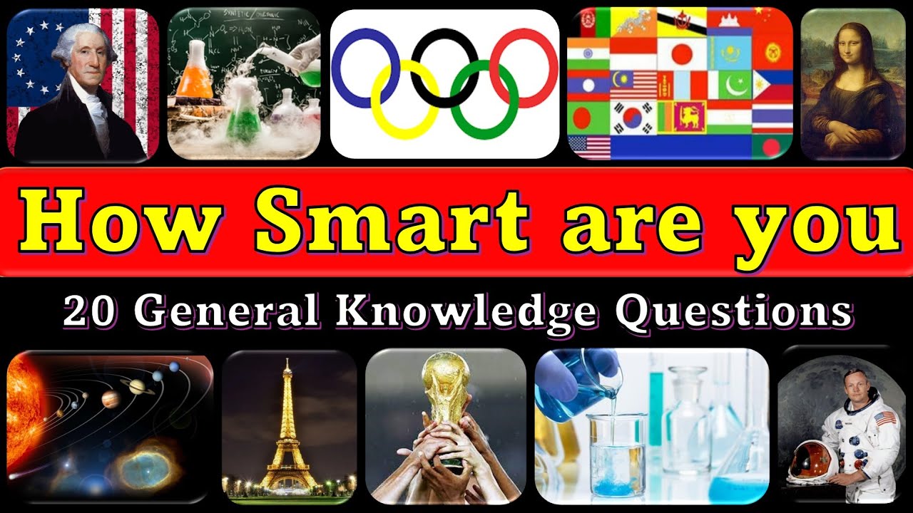 20 General Knowledge Quiz | How Smart Are You? - YouTube
