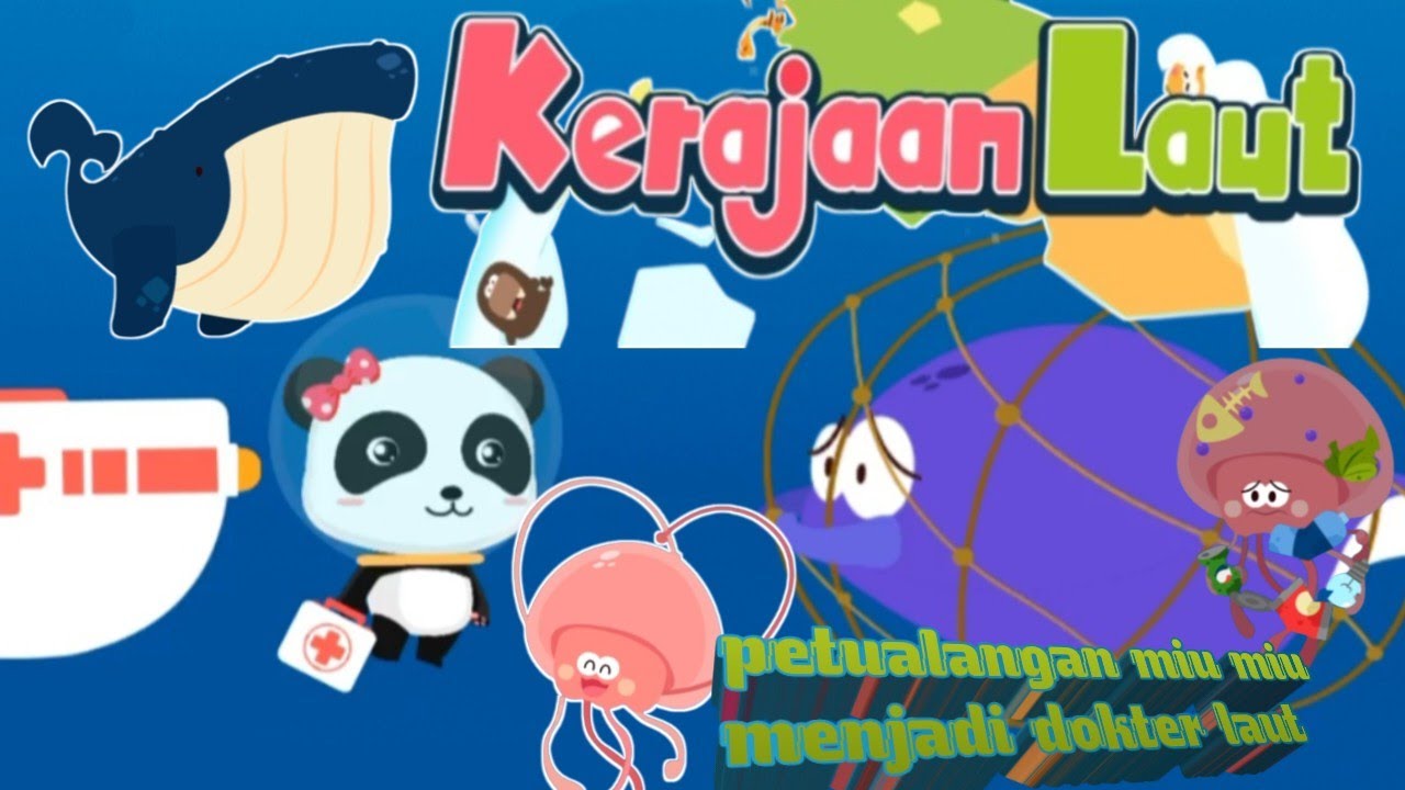 Babybus|petualangan panda miu miu menjadi dokter laut - YouTube