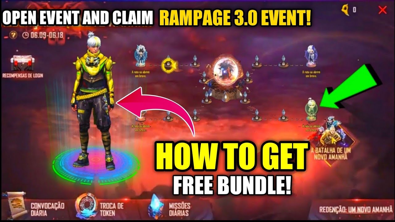 HOW TO GET FREE RAMPAGE BUNDLE , rampage event 2021// Technical AT ...