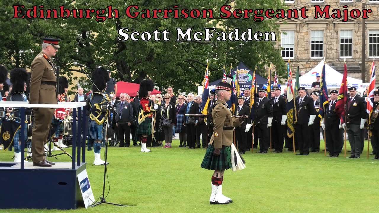 Edinburgh Garrison Sergeant Major - Scott McFadden [4K/UHD] - YouTube