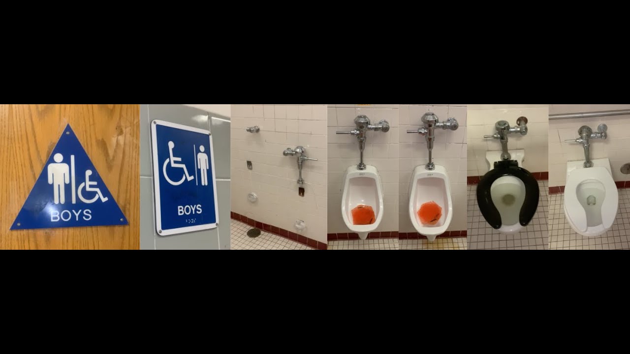 High School Music/Performing Arts Area Boy's Restroom Reshoot 5 - YouTube