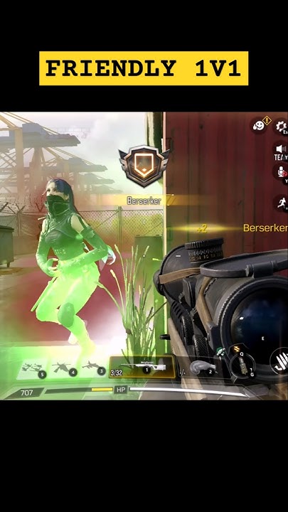 I played friendly 1v1 in codm #codm - YouTube