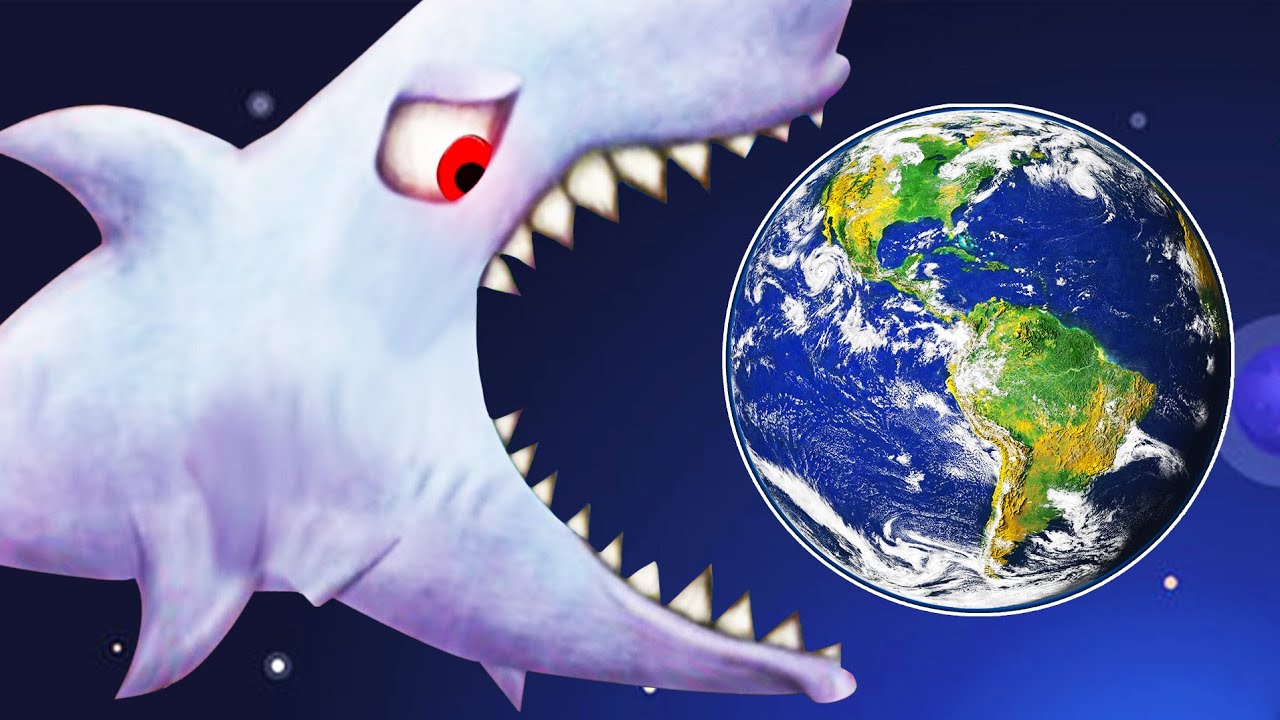 FISH TRYING TO EAT ENTIRE WORLD! (Tasty Blue) - YouTube