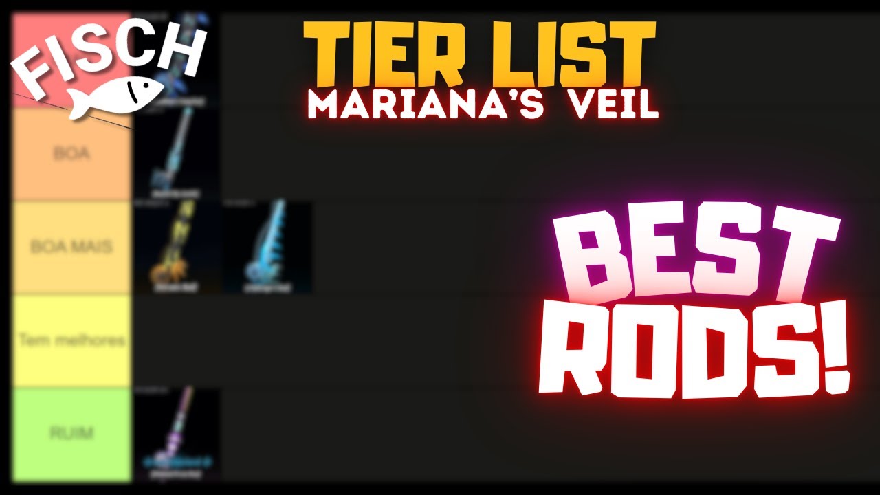 [fisch] TIER LIST DAS 5 NEW RODS DO UPDATE - YouTube