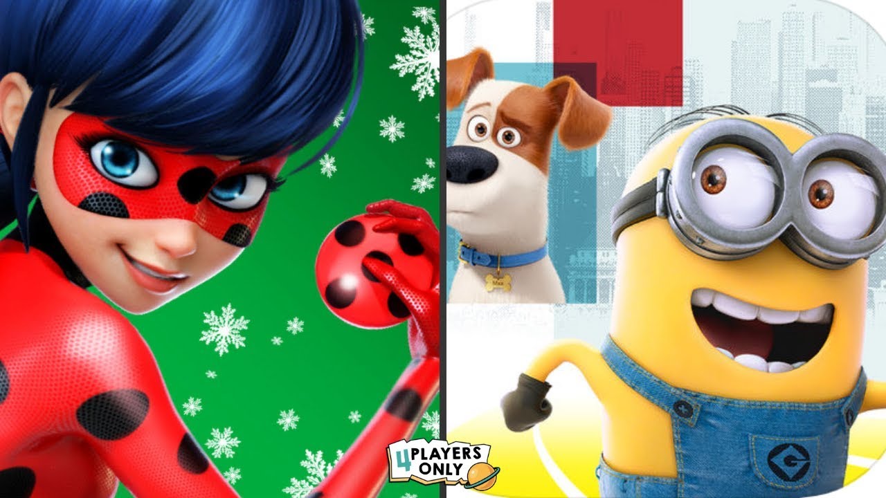 Miraculous Ladybug & Cat Noir VS Minion Rush [The Secret Life of Pets 2 ...