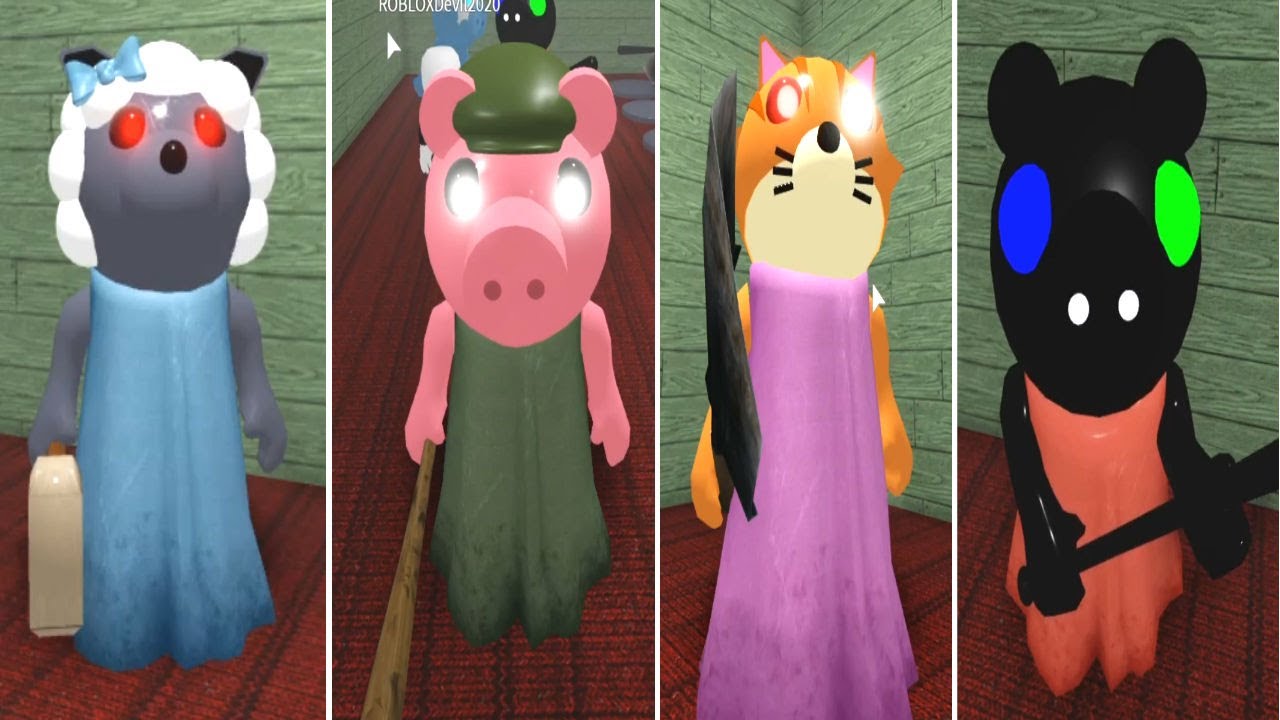 *NEW* BETTER PIGGY ALL DRESSES JUMPSCARES AND MORPHS!! - YouTube