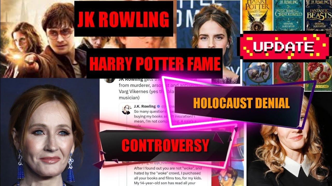 JK Rowling: Harry Potter's author, new controversy on denying Holocaust ...