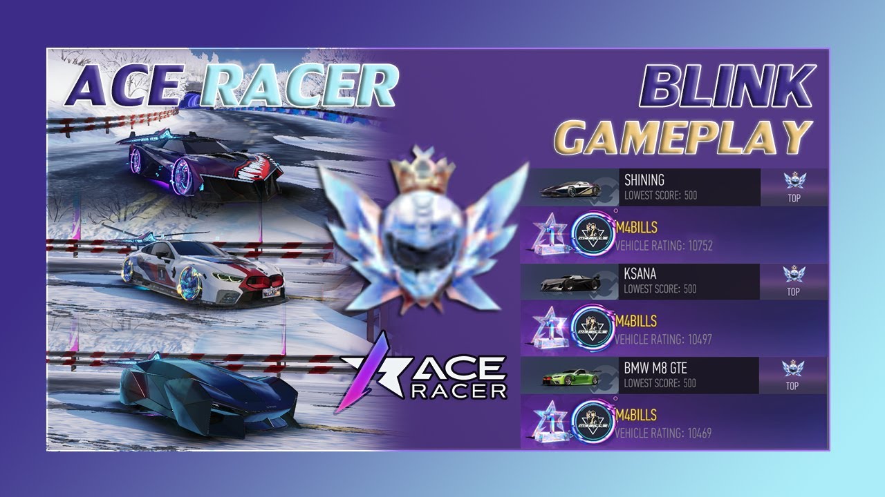 M8 , Ksana , Shining รวมเกมเพลย์เมต้ารถวาป Gameplay !! | Ace Racer # ...