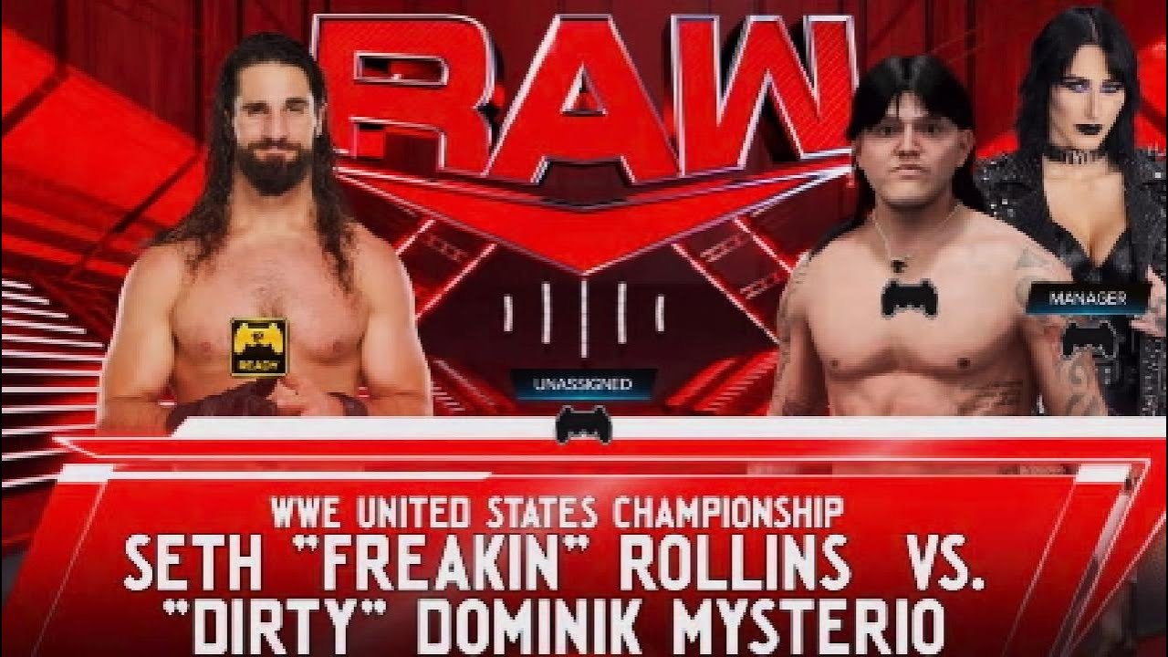 WWE 2K24 Universe Mode- Raw #01 Highlights - YouTube