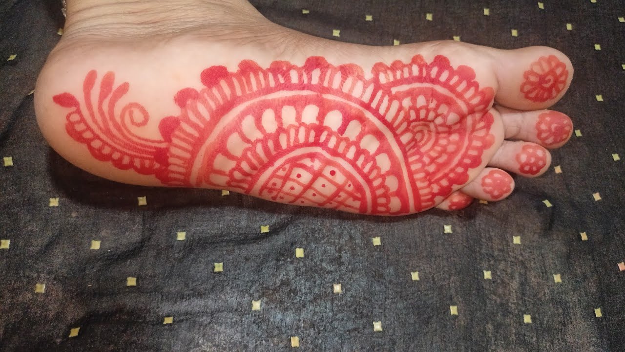 Beautiful sole feet aalta desing // simple and easy sole feet aalta ...