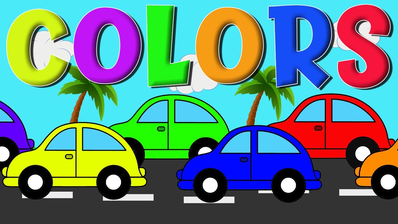 Learn Colors With Colorful Cars | Colours For Kids And Children ...