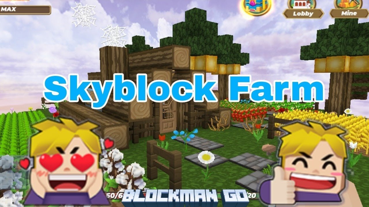 Skyblock Farm/Blockman Go - YouTube