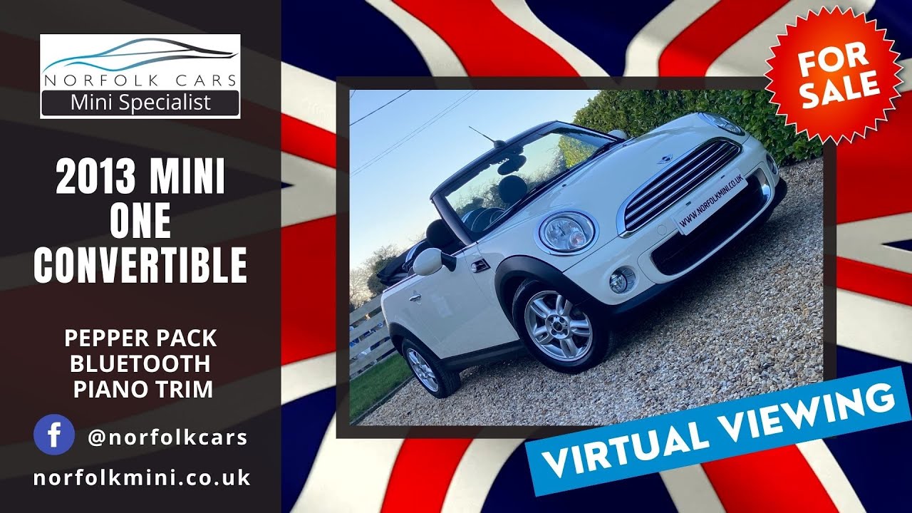 2013 Mini One Convertible pepper Pack - YouTube