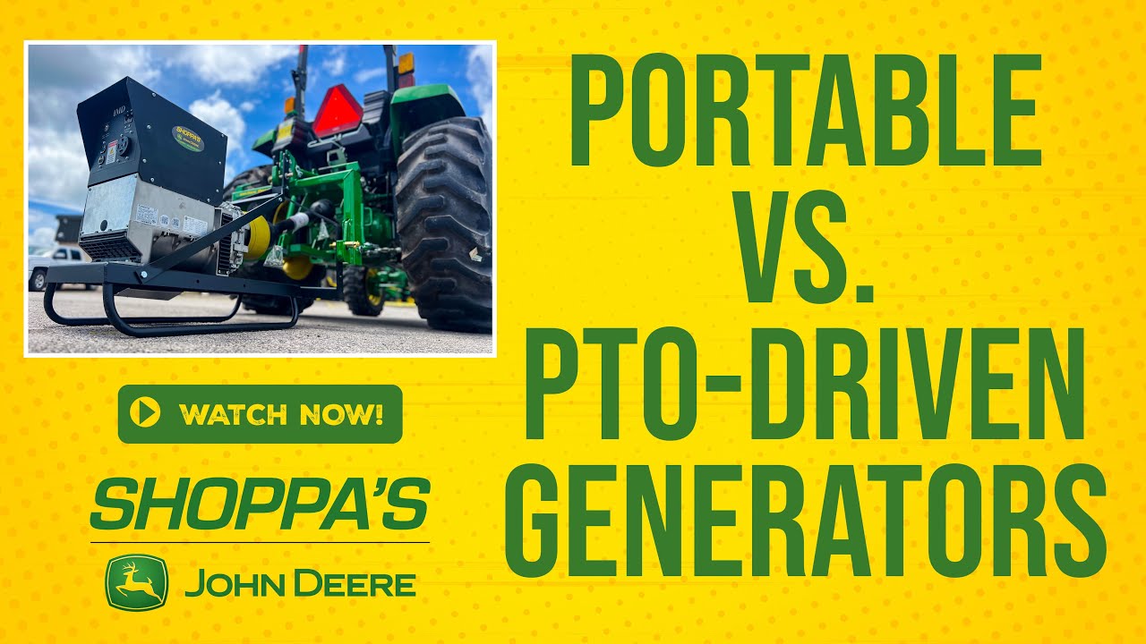 Tractors 101: PTO Generators vs. Portable Generators - YouTube