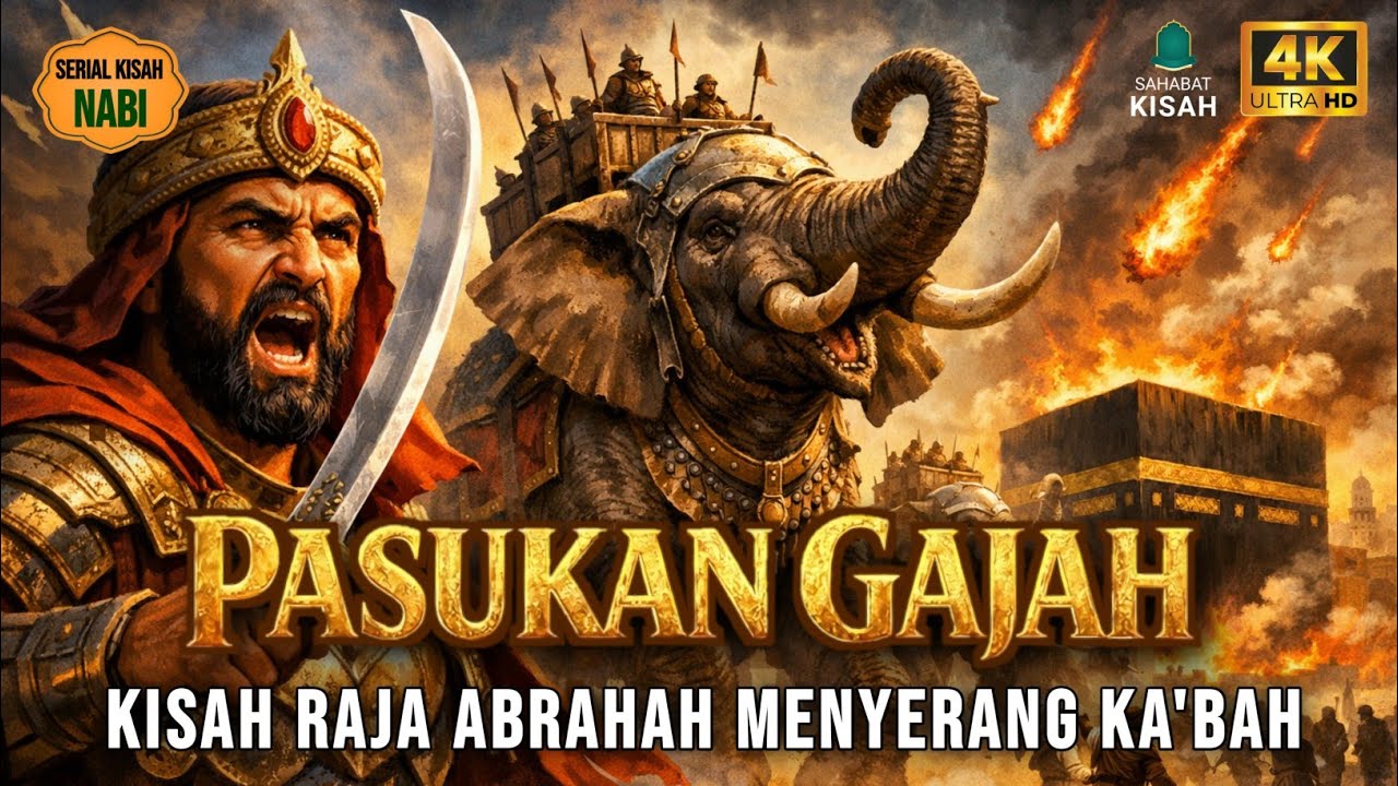 Ketika Allah Menjaga Rumahnya | Kisah Raja Abrahah Pasukan Gajah ...