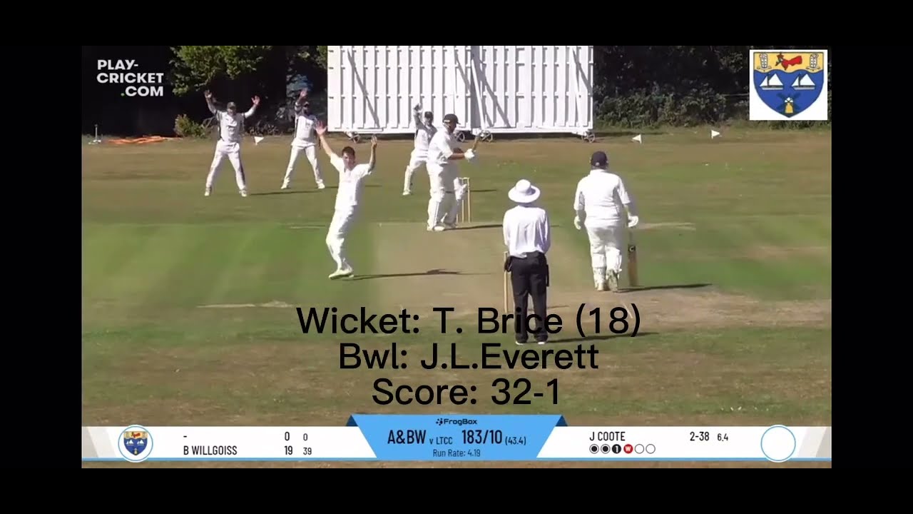 ABWCC 1st XI v Lowestoft Town CC 1st XI | Club Cricket Game Highlights ...