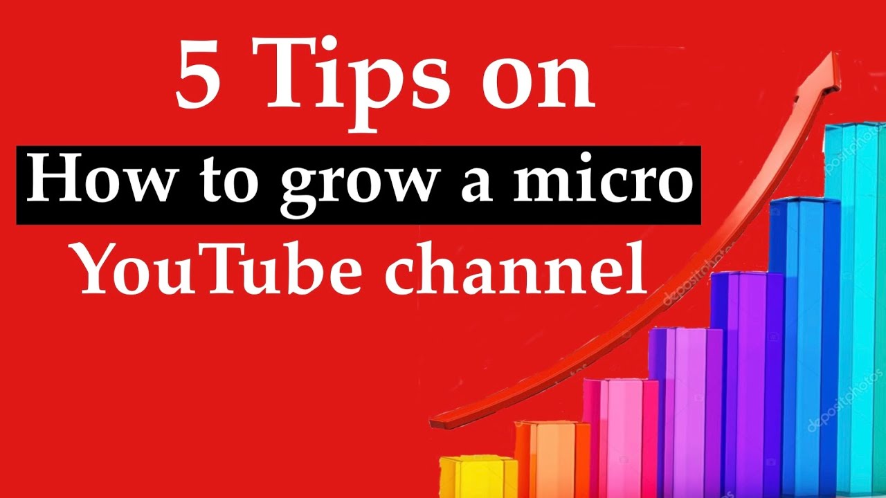5 Tips on growing a micro YouTube channel with colors and organization ...