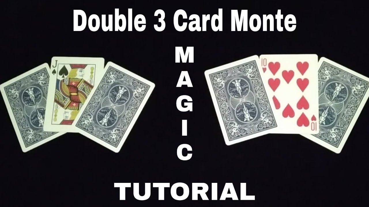 #131magictrick - Double 3 Card Monte - (TUTORIAL) - YouTube