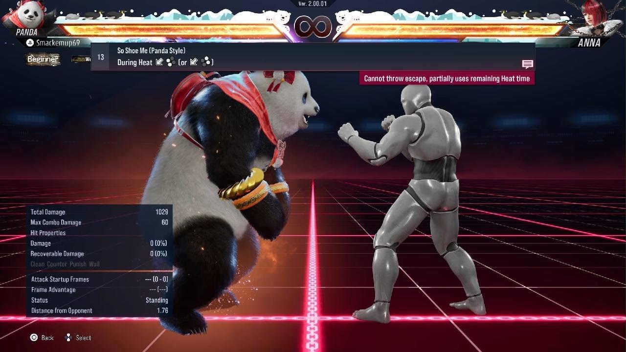 Panda season 2 new move and changes TEKKEN 8 - YouTube