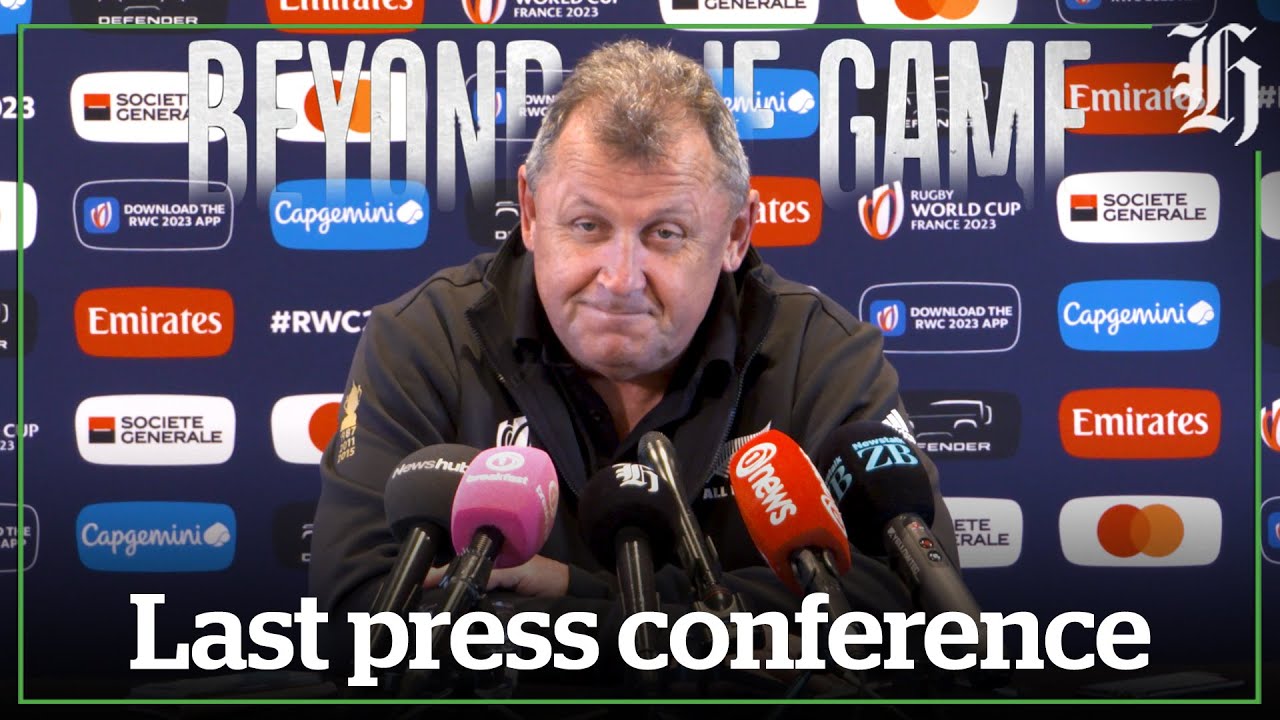 In full: Ian Foster gives last press conference as All Blacks coach ...