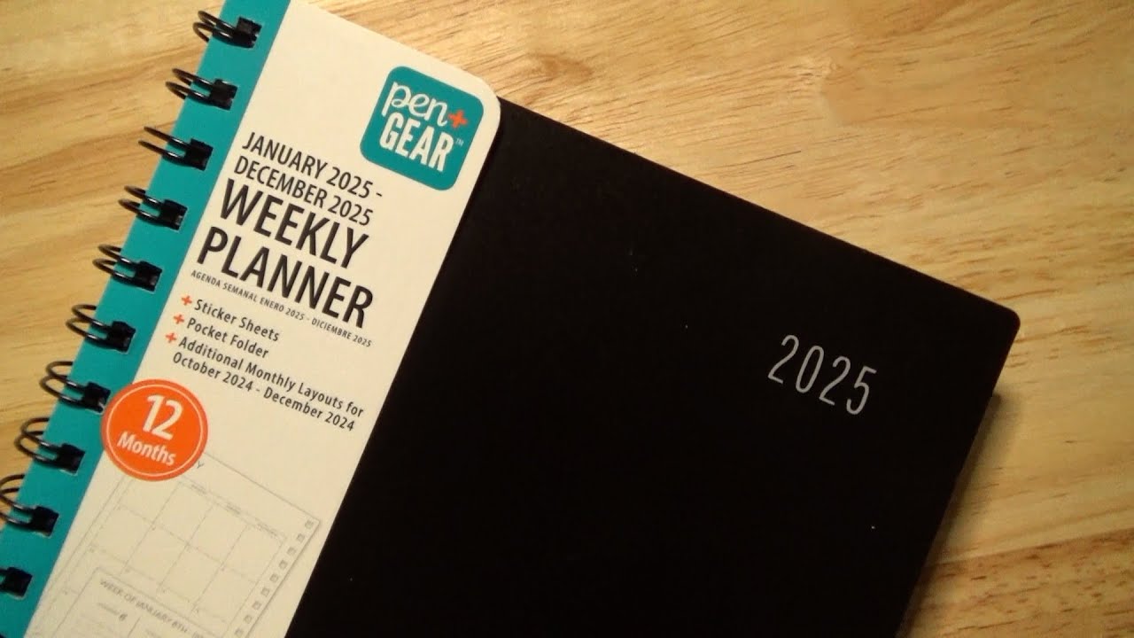 Pen + Gear Planner Overview and First Impressions - YouTube