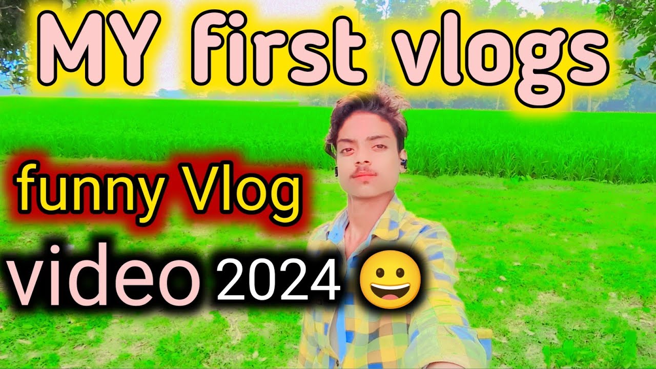 My First vlog || Funny Vlog Video 😀 || Emotional boy blogs - YouTube