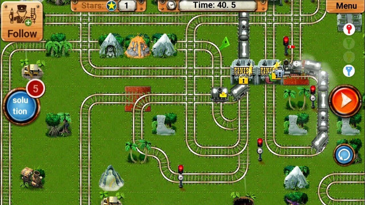 Rail Line Track Maze Puzzle Game | Rail Maze 2 | Android Gameplay #392 ...