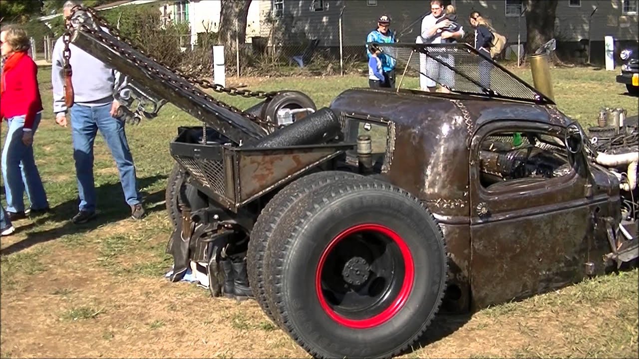 "Monster" Rat Rod at the 2015 Karb Kings Rockabilly Hot Rod Show - YouTube