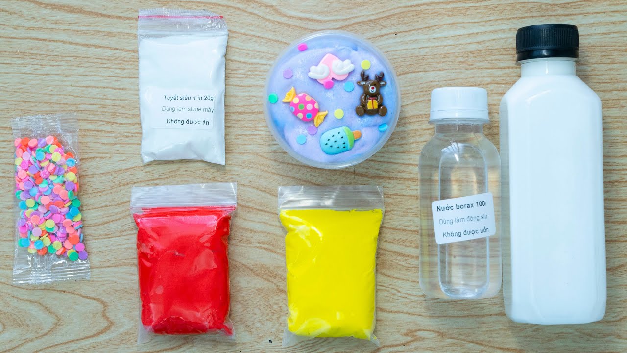 ASMR Slime: How to make slime simple, Satisfying slime [Fun ASMR TECHS ...