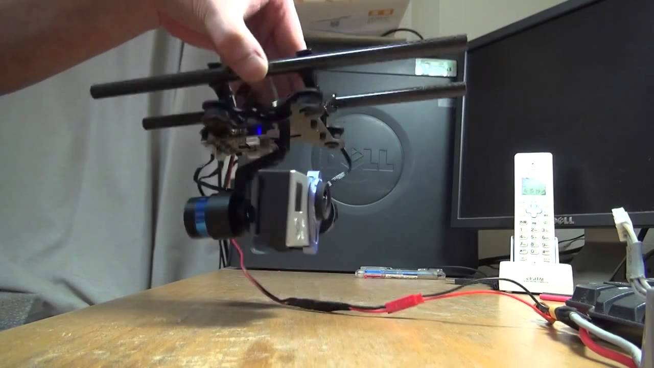 Tarot 2 Axis Brushless Camera Gimbal With Gyro TL68A00 For GoPro 3 ...