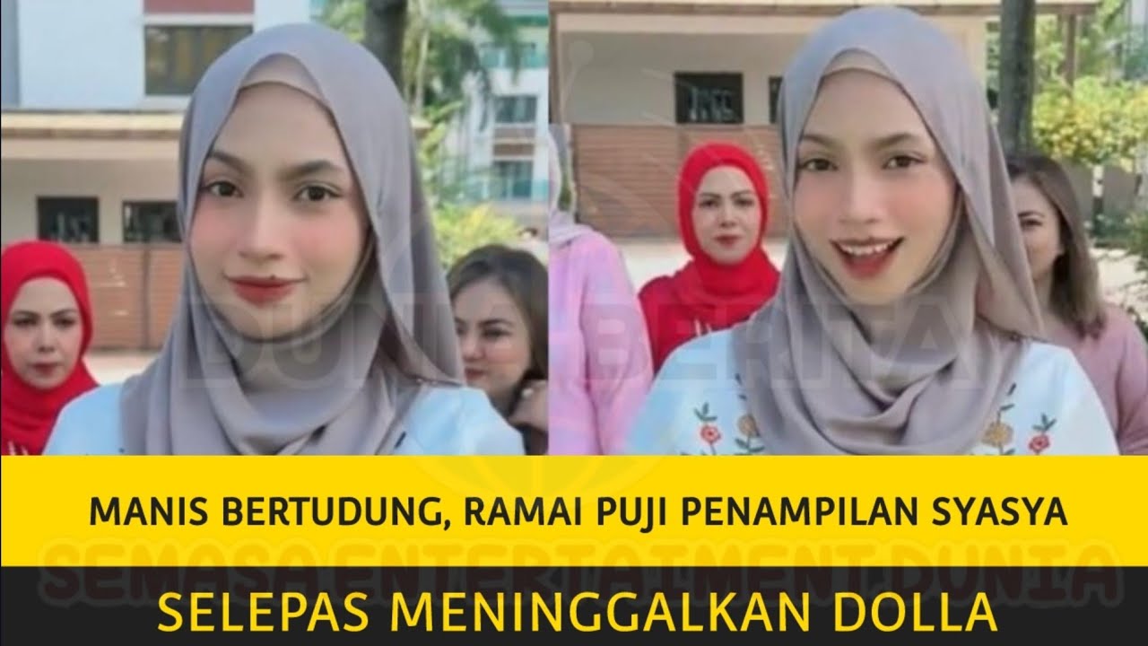 MANIS BERTUDUNG, RAMAI PUJI PENAMPILAN SYASYA SELEPAS MENINGGALKAN ...