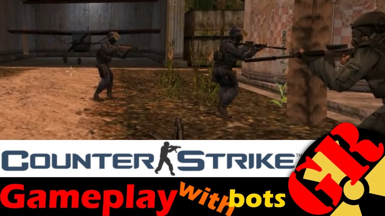 Counter-Strike v1.6 gameplay with Hard bots - Airstrip - Counter ...