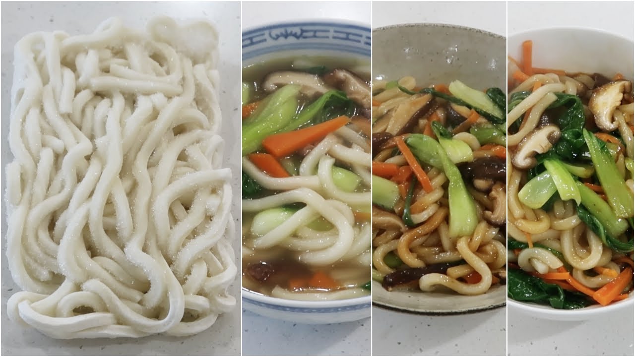 1 Udon 3 Cooking Methods 4 Ingredients | Super Easy And Fast Udon ...