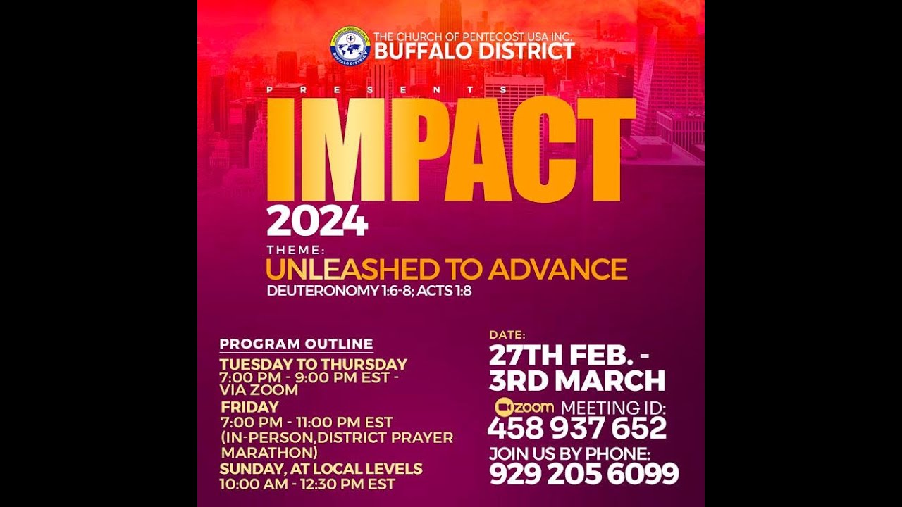 IMPACT 2024 - Day 3 - Rev. Dr. Daniel Boamah - Unleashed to Advance 🔥 ...