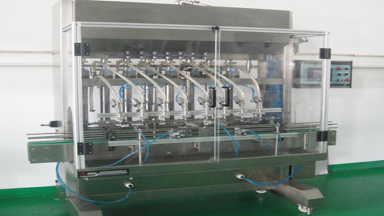 liquid level filling machine automatic 12 heads negative pressure ...