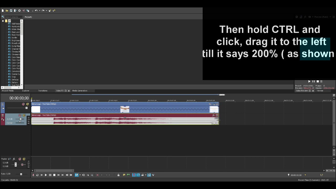How To Make The Speed Effect - YouTube