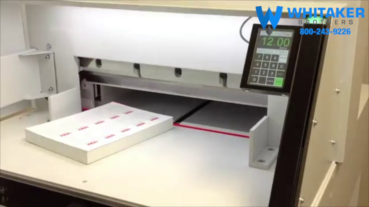 Triumph 5255, 5260, 6655, and 6660 Paper Cutters - YouTube