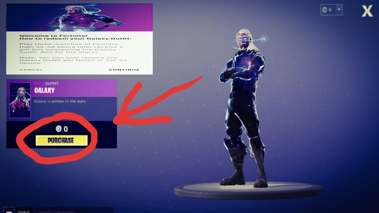 HOW TO REDEEM YOUR GALAXY SKIN ON FORTNITE! - YouTube