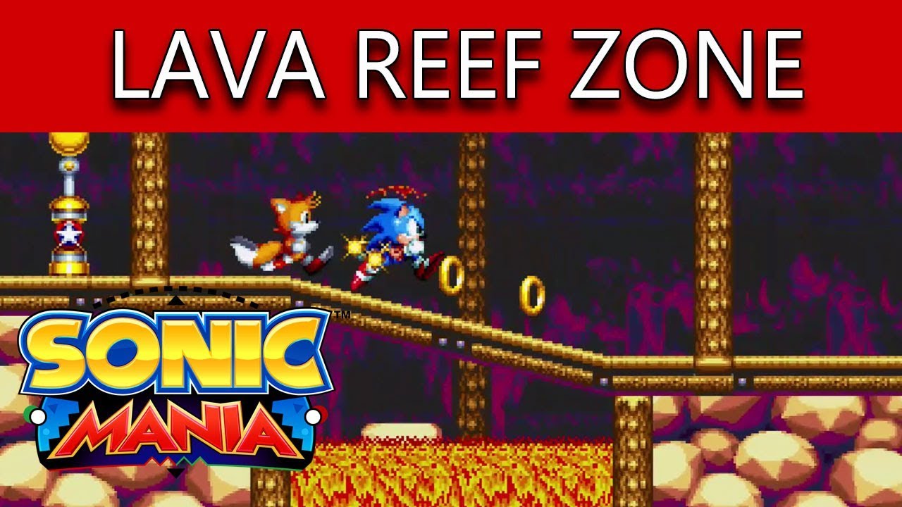 Let's Play Sonic Mania - Lava Reef Zone Complete - YouTube