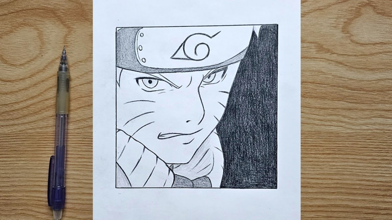Naruto drawing easy | How to draw Naruto Uzumaki step by step | Naruto ...