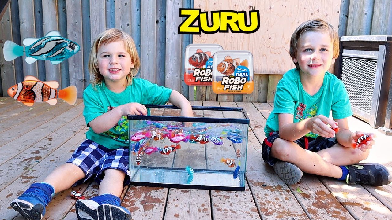 ZURU ROBO FISH- Realistic Robotic Fish | The Ultimate PRANK fish | Toy ...