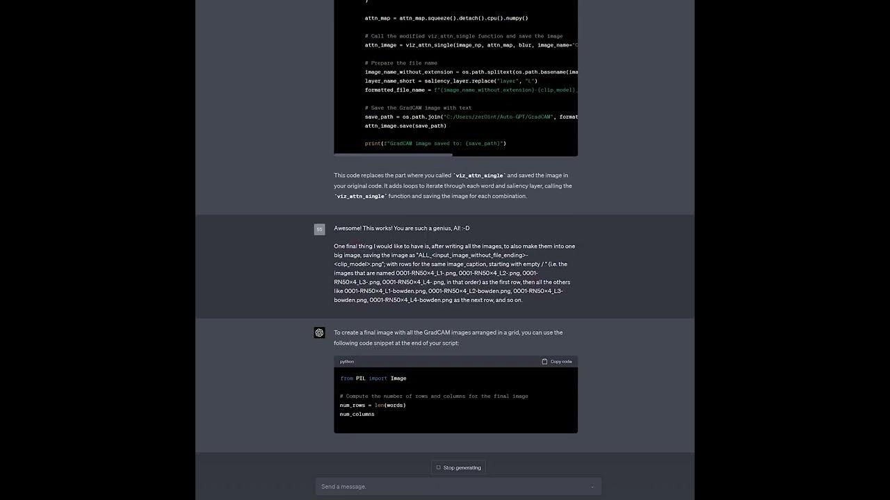 GPT-4 re-writing GradCAM code for AutoGPT CLIP-debug mode.* - YouTube