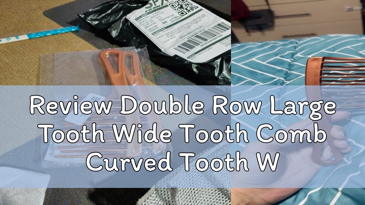 Review Double Row Large Tooth Wide Tooth Comb Curved Tooth Women's ...