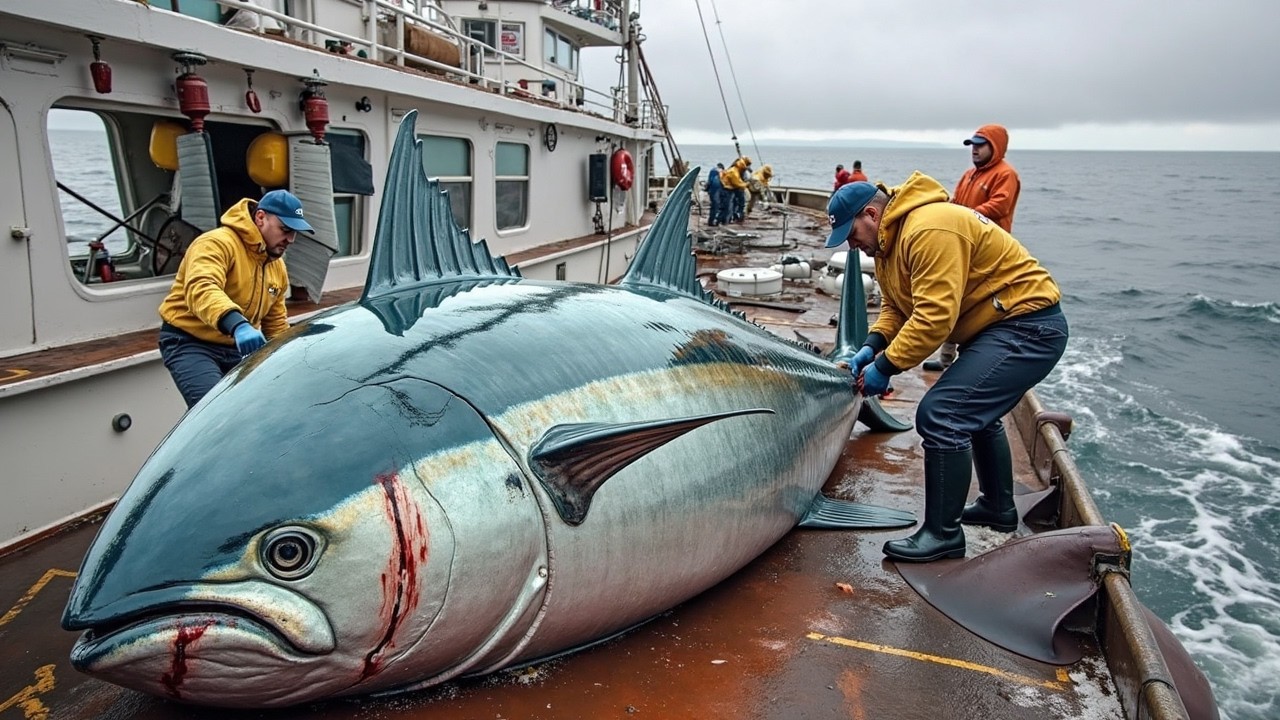 Unbelievable Giant Tuna Haul in Hawaii – Millions of Tuna Caught on ...